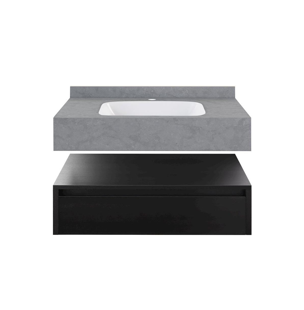 Click here for Swiss Madison 36 Wall-Mounted Bathroom Vanity in B... prices