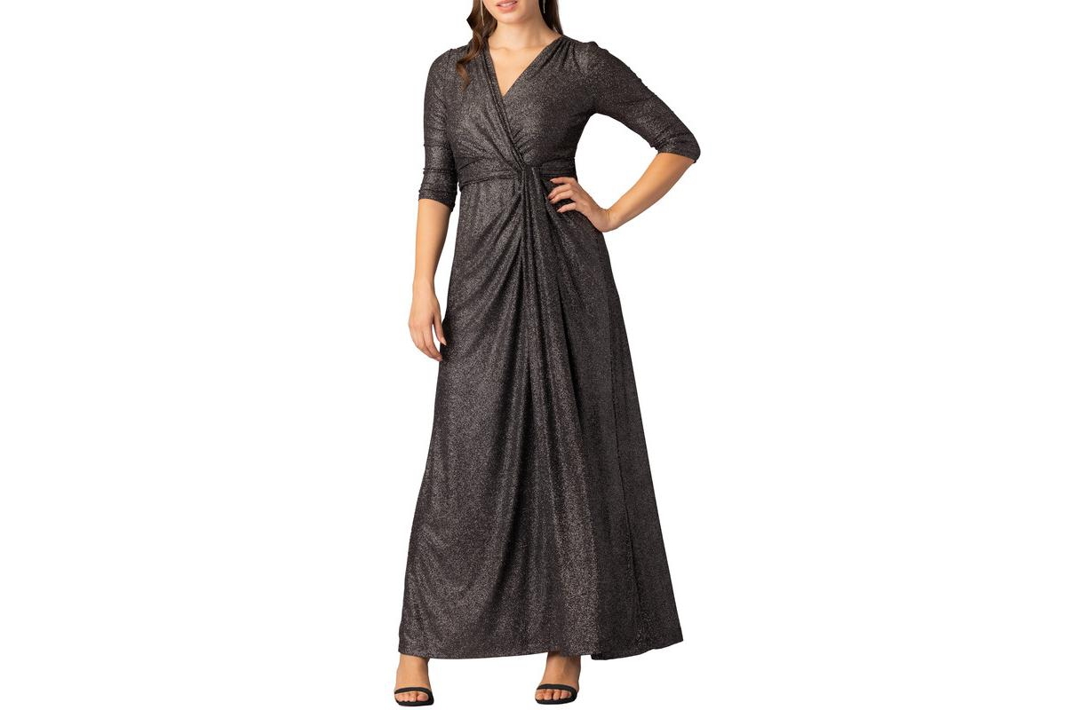 Click here for Womens Romanced by Moonlight Evening Gown - Silver... prices