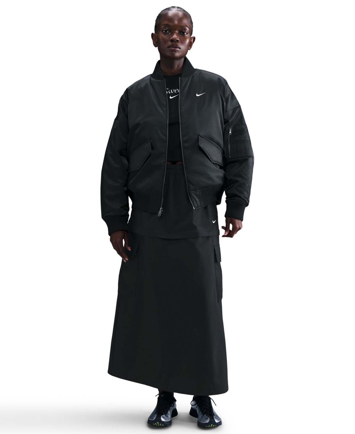 Click here for Nike Womens Sportswear Therma-Fit Reversible Bombe... prices