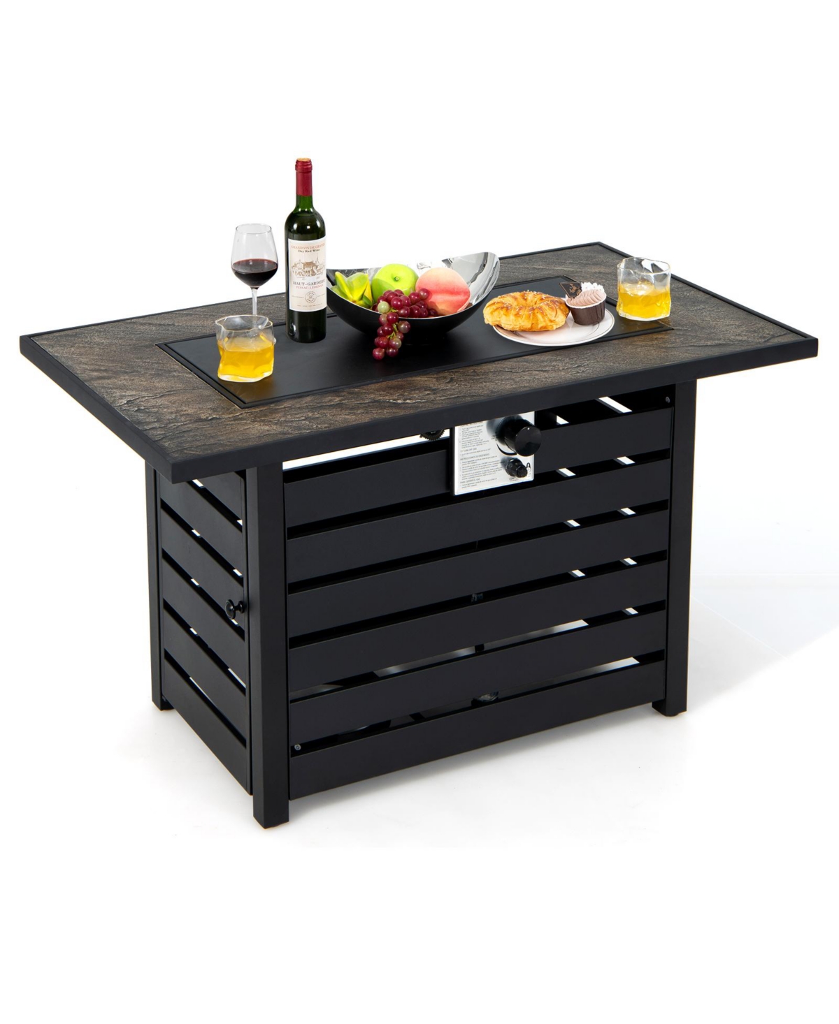 Click here for 42 Inch 50000 Btu Propane Fire Pit Table with Ore... prices