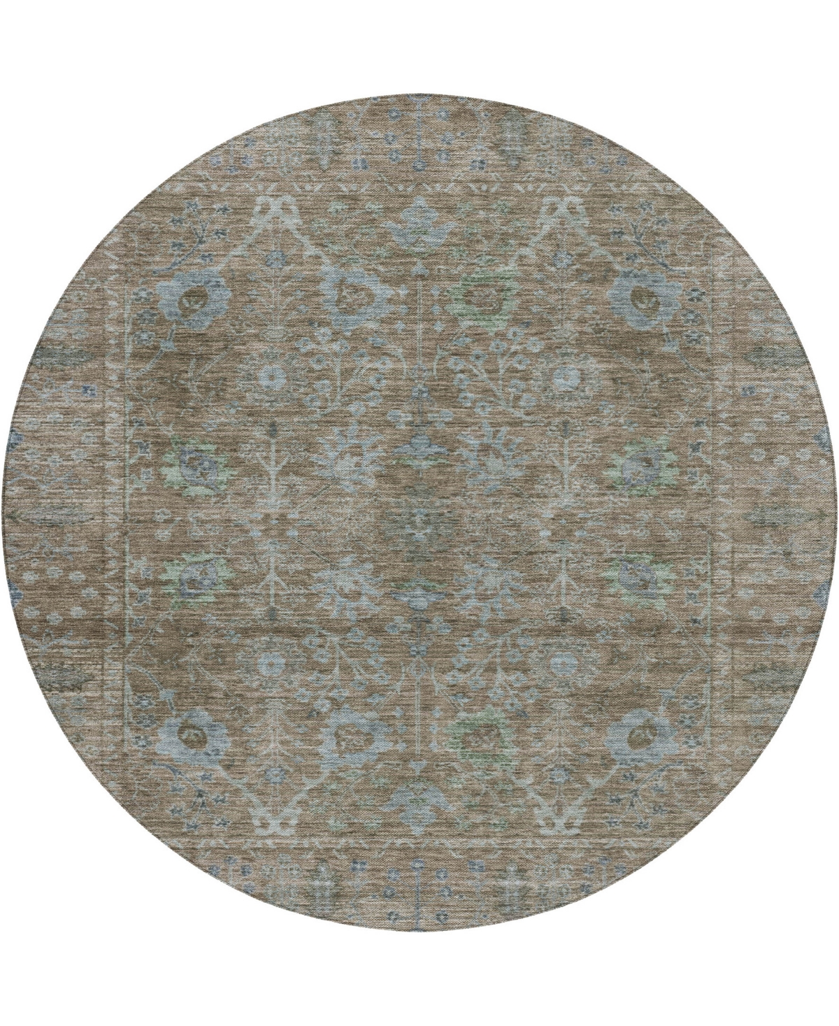 Click here for Dalyn Solace SL9 8x8 Round Area Rug - Brown prices