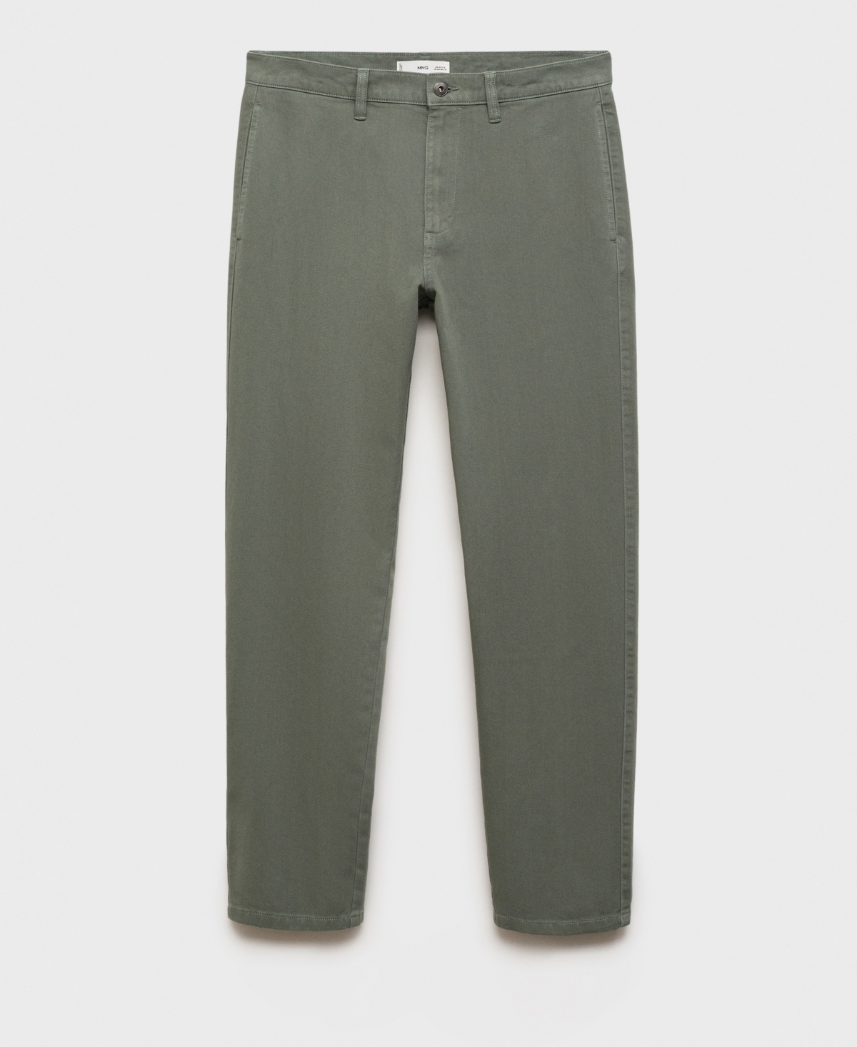 Click here for Mango Mens Regular Fit Cotton Jeans - Medium Green prices