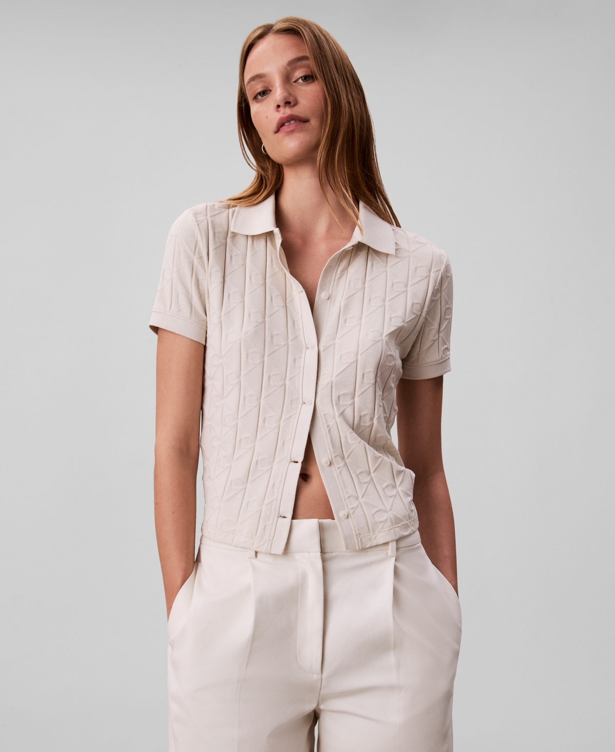 Click here for Calvin Klein Jeans Womens Monogram Logo Jacquard P... prices