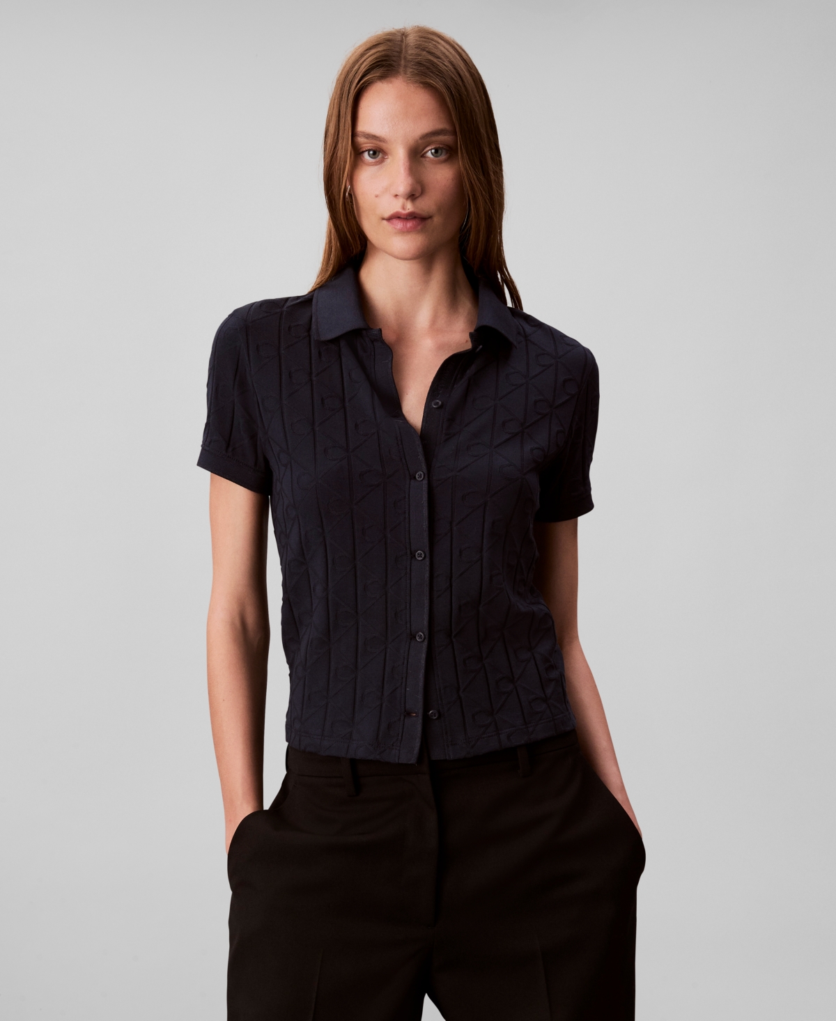 Click here for Calvin Klein Jeans Womens Monogram Logo Jacquard P... prices