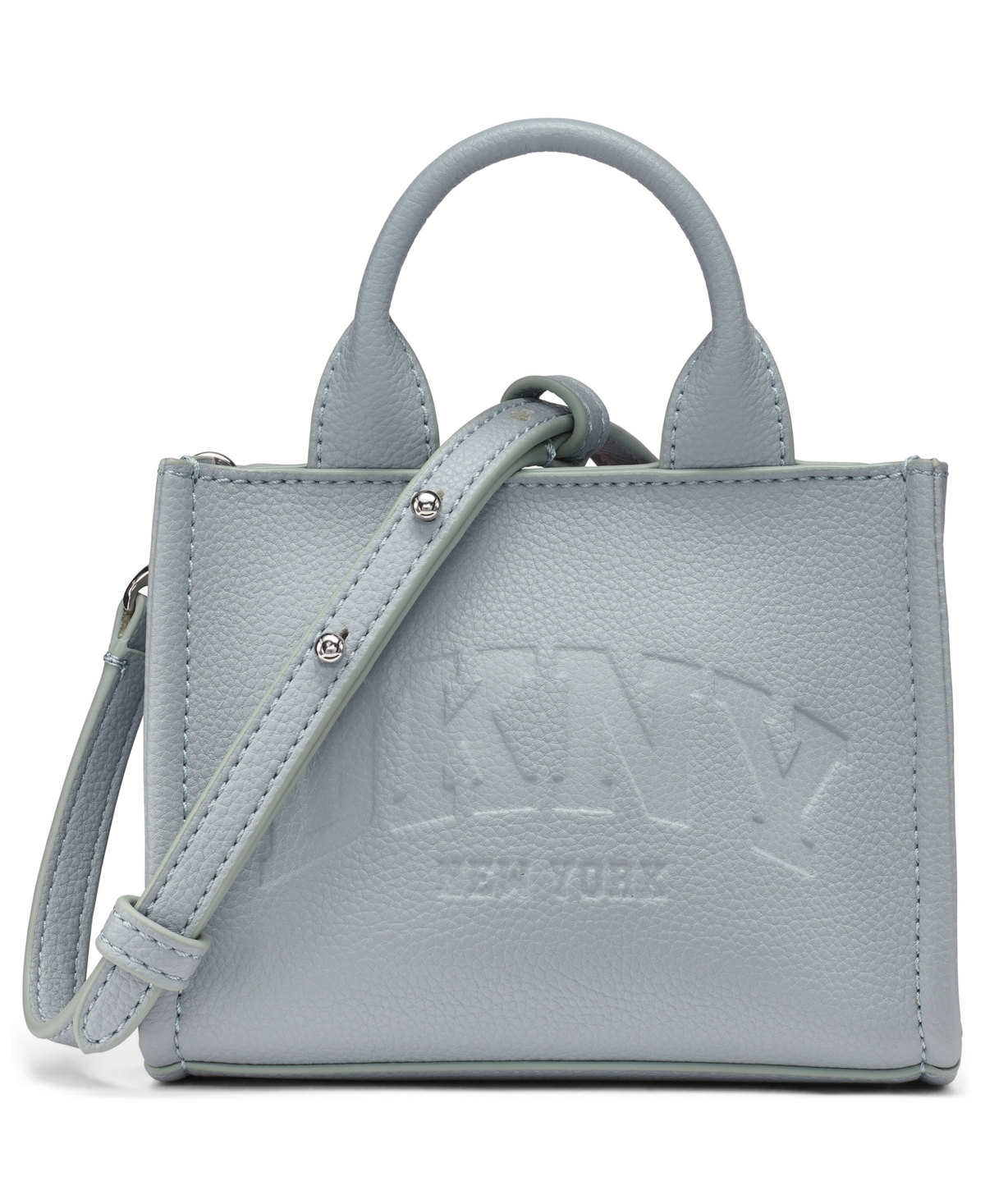 Click here for Dkny Womens Mini Crossbody Handbag - Misty Blue prices