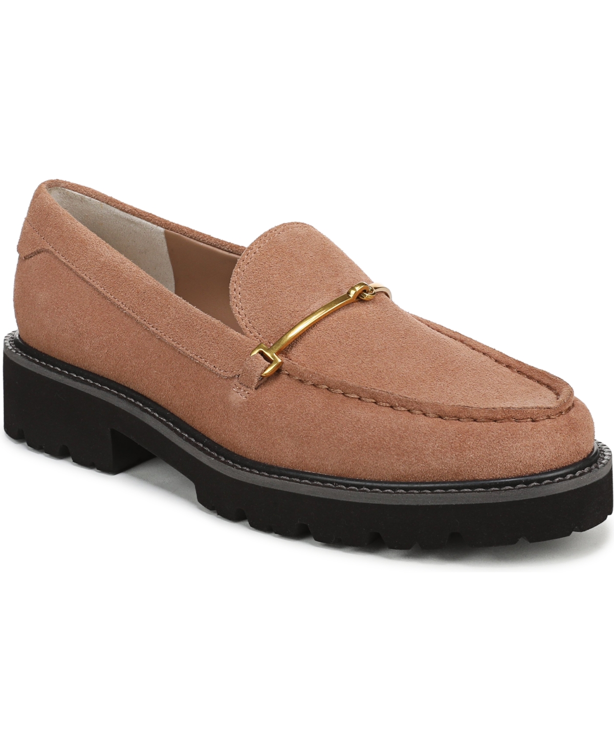 Click here for Franco Sarto Womens Senna Round Toe Lug Sole Loafe... prices