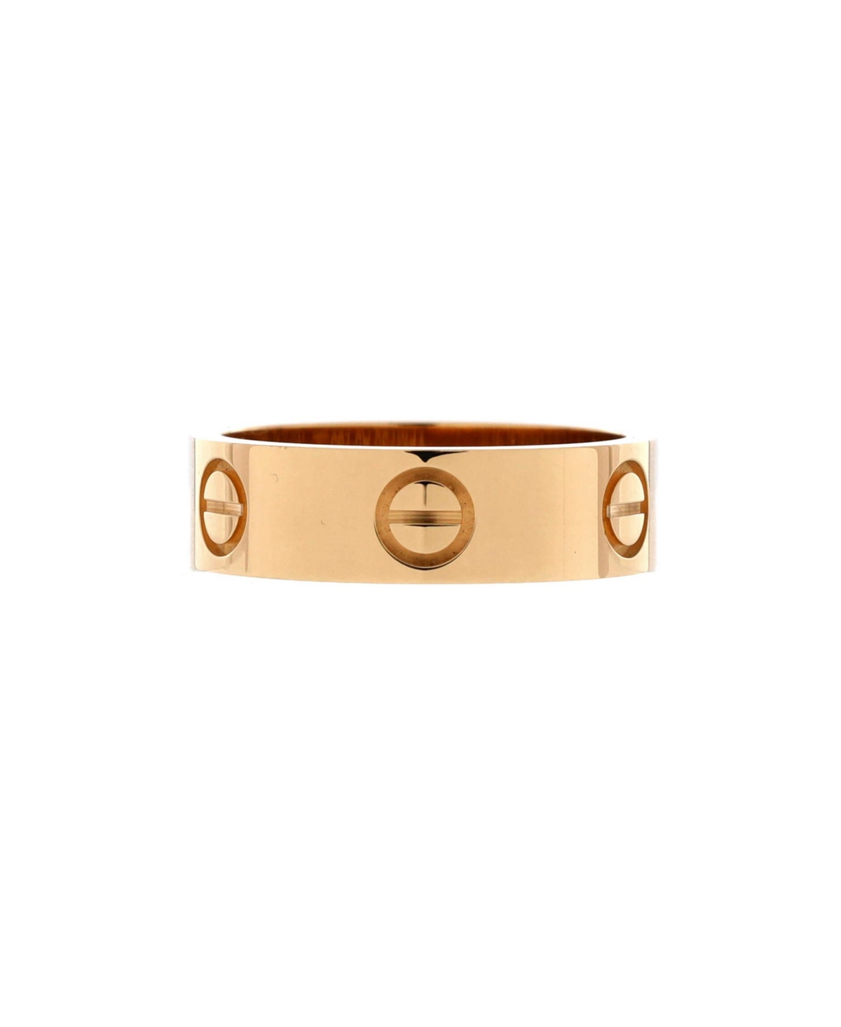 Click here for Pre-Owned Cartier Love Band Ring - 18k yellow gold prices