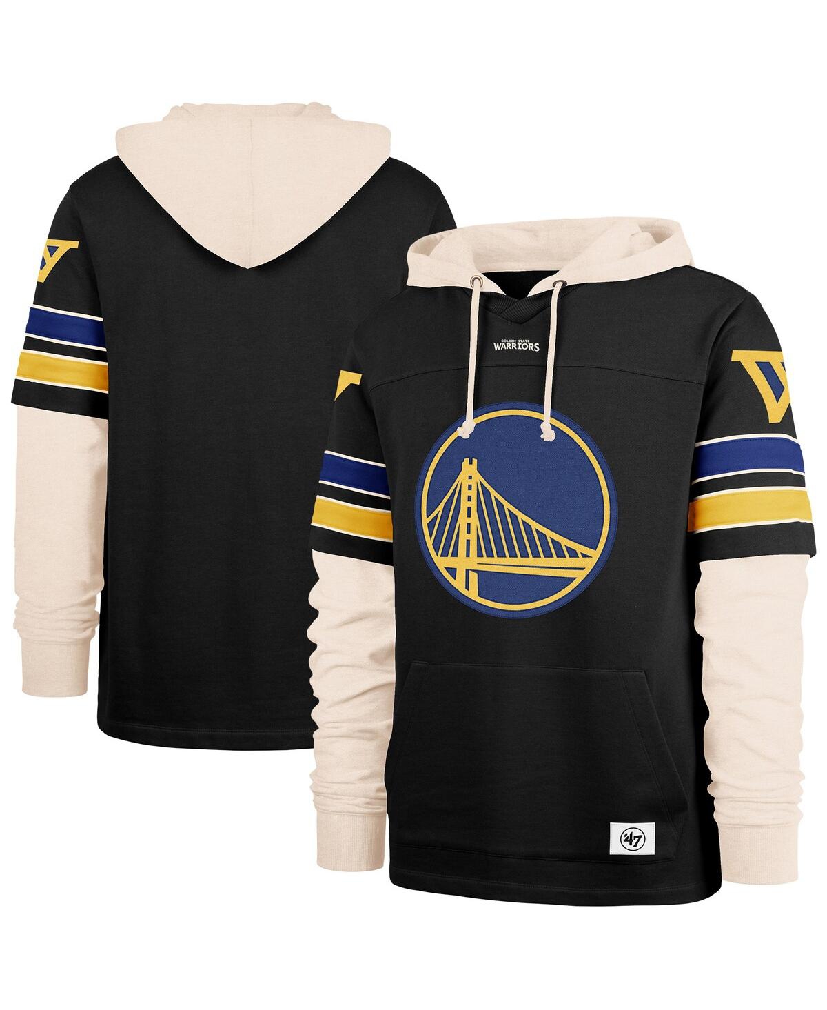 Click here for 47 Brand Mens Black Golden State Warriors Split Zo... prices