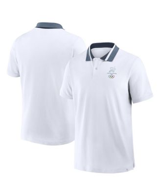 Fanatics Men's White Milano Cortina 2026 Winter Olympics Tipped Polo ...