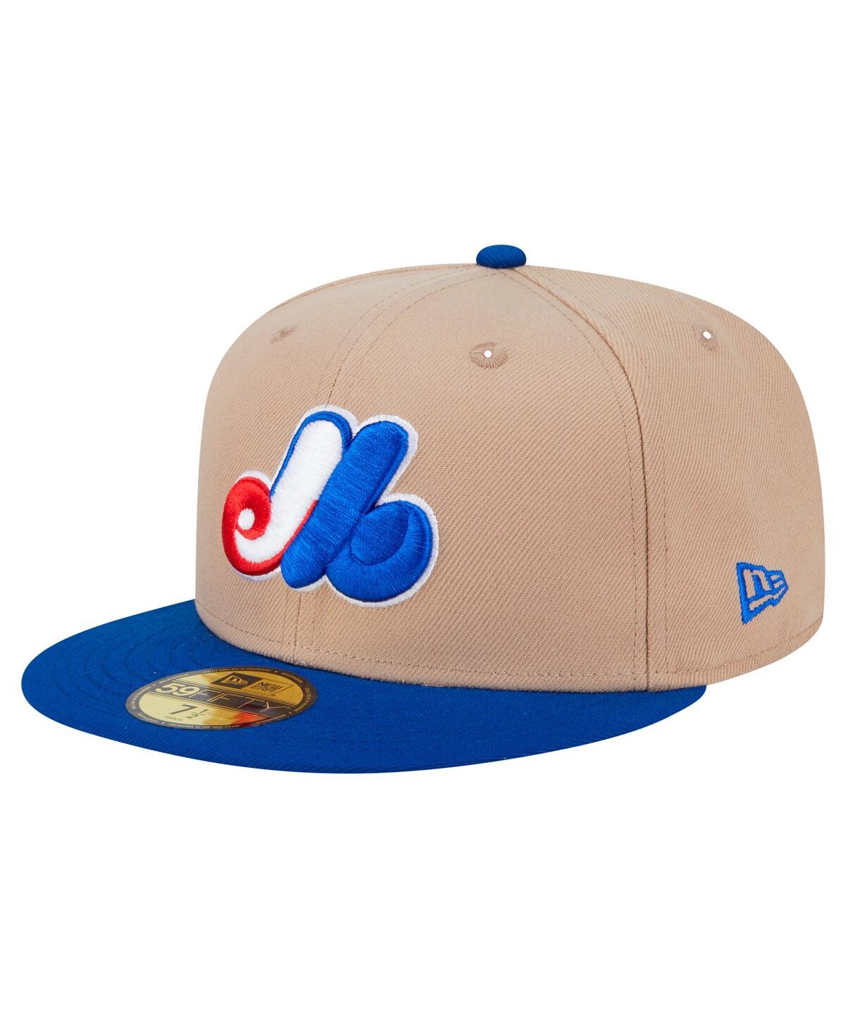Click here for New Era Mens Khaki Montreal Expos 59FIFTY Fitted H... prices