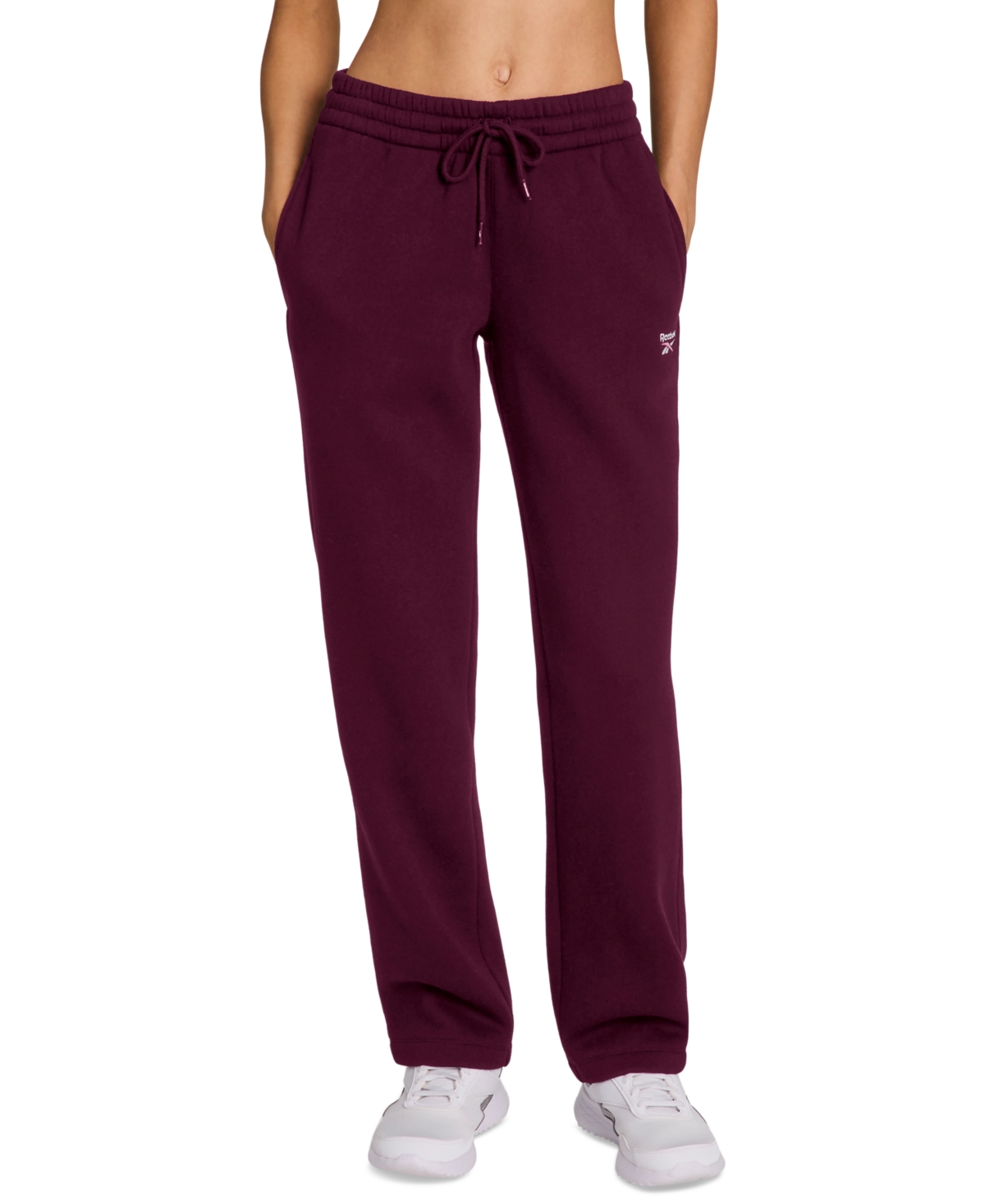 Click here for Reebok Womens Straight Leg Sweatpants - Black Cher... prices