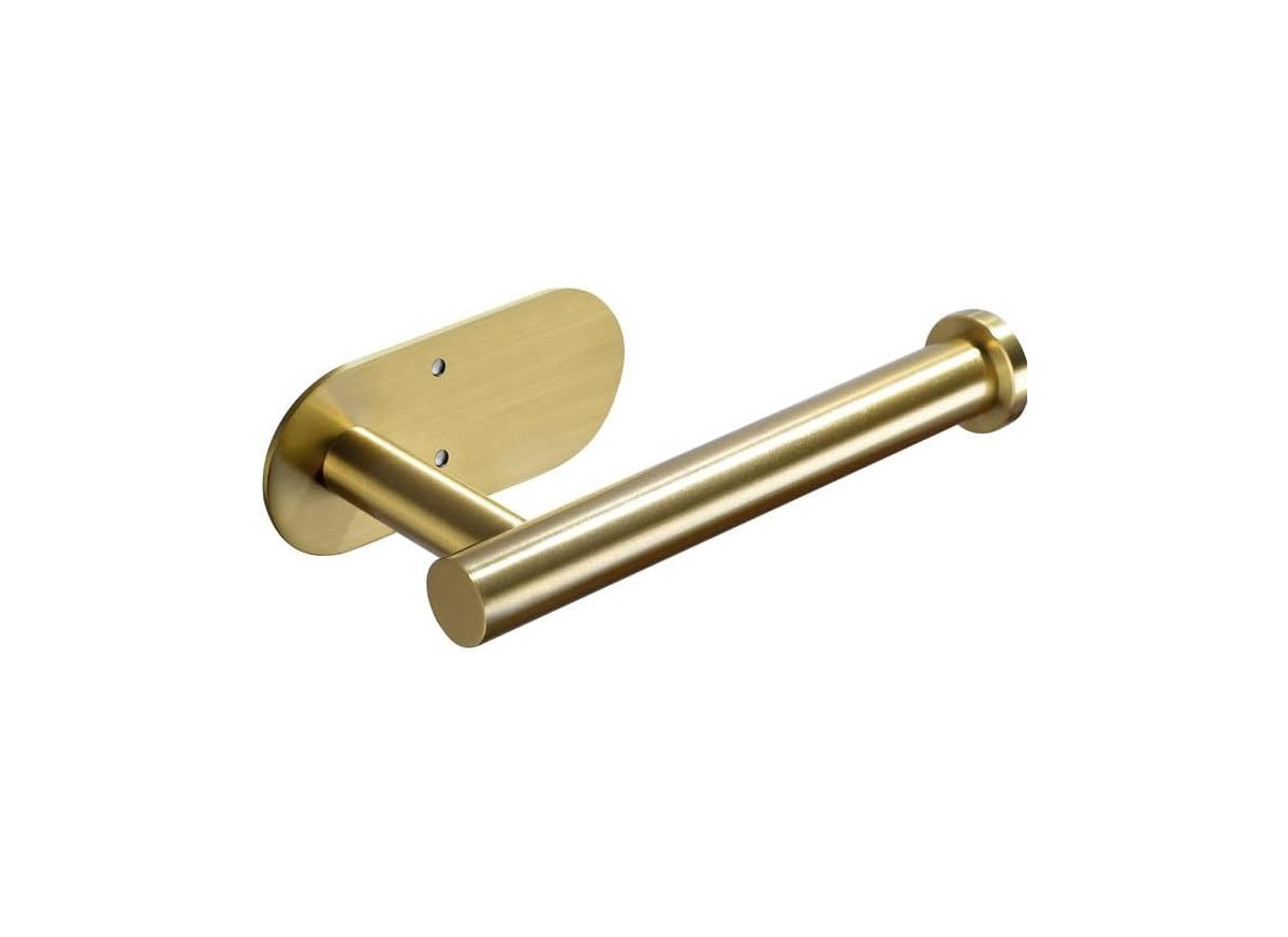 Click here for Adhesive Paper Holder - Brushed Brass Comfort Room... prices