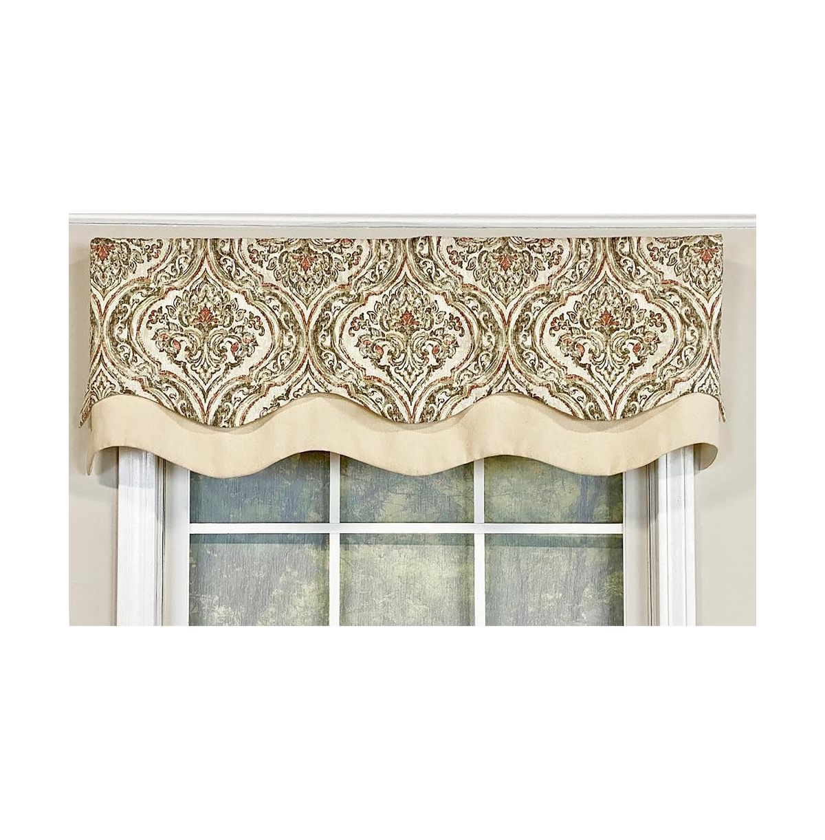 Click here for Rlf Home Diamond Damask Glory Valance Blush. 3... prices
