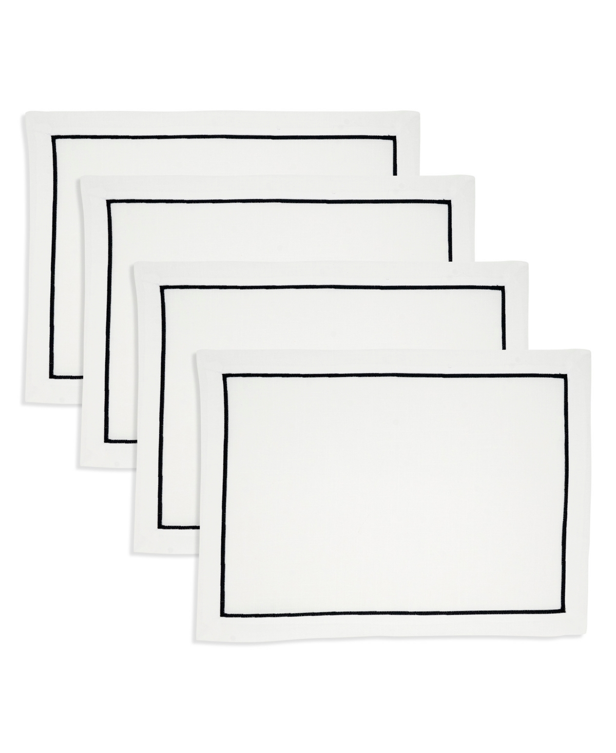 Click here for Saro Lifestyle Embroidered Line Design Placemat  S... prices