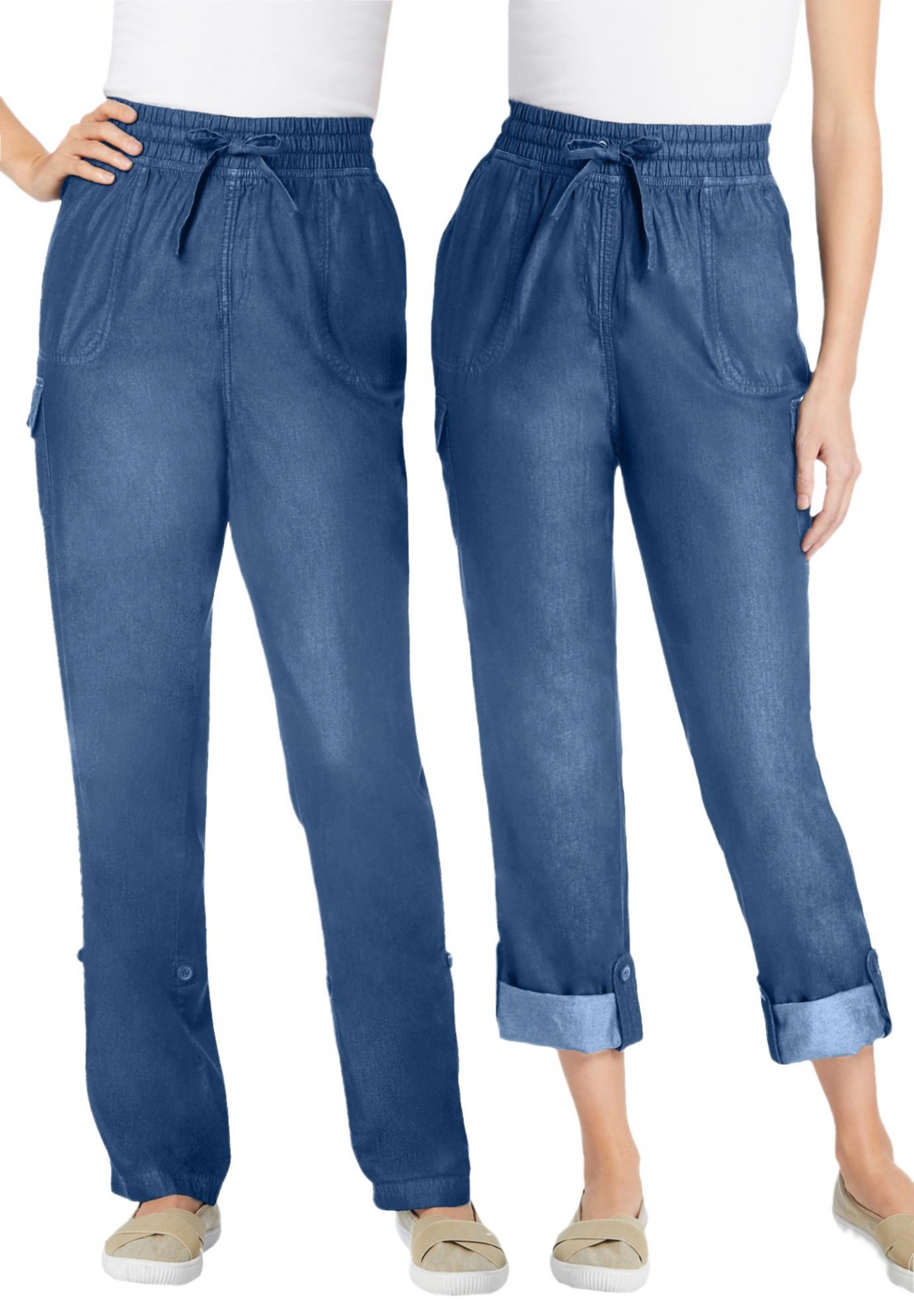 Click here for Woman Within Womens Within Convertible Length Carg... prices
