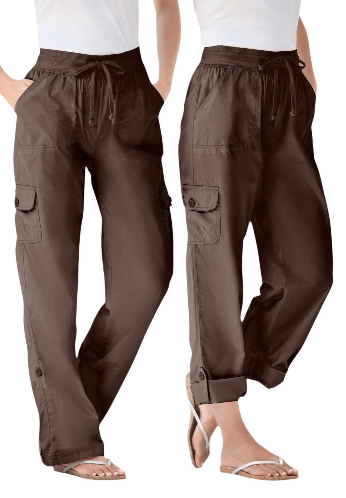Click here for Woman Within Womens Within Convertible Length Carg... prices