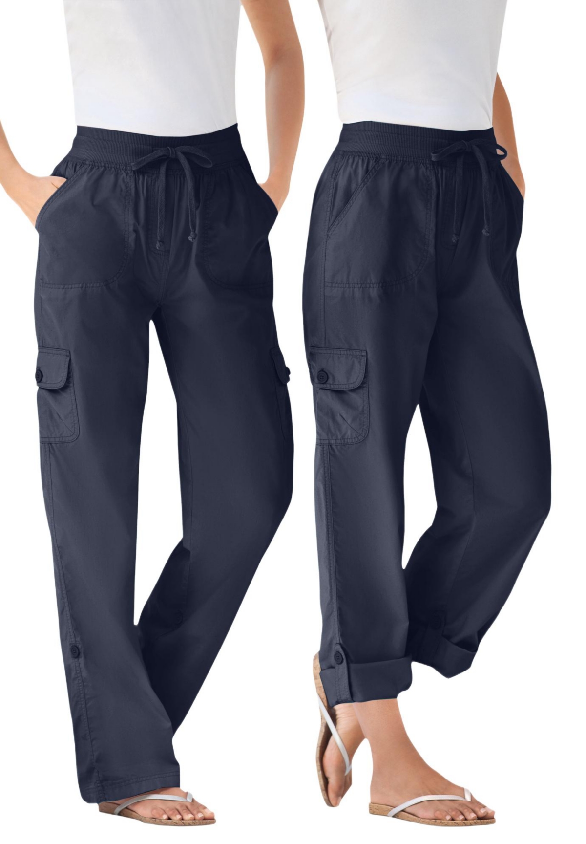 Click here for Woman Within Womens Within Convertible Length Carg... prices