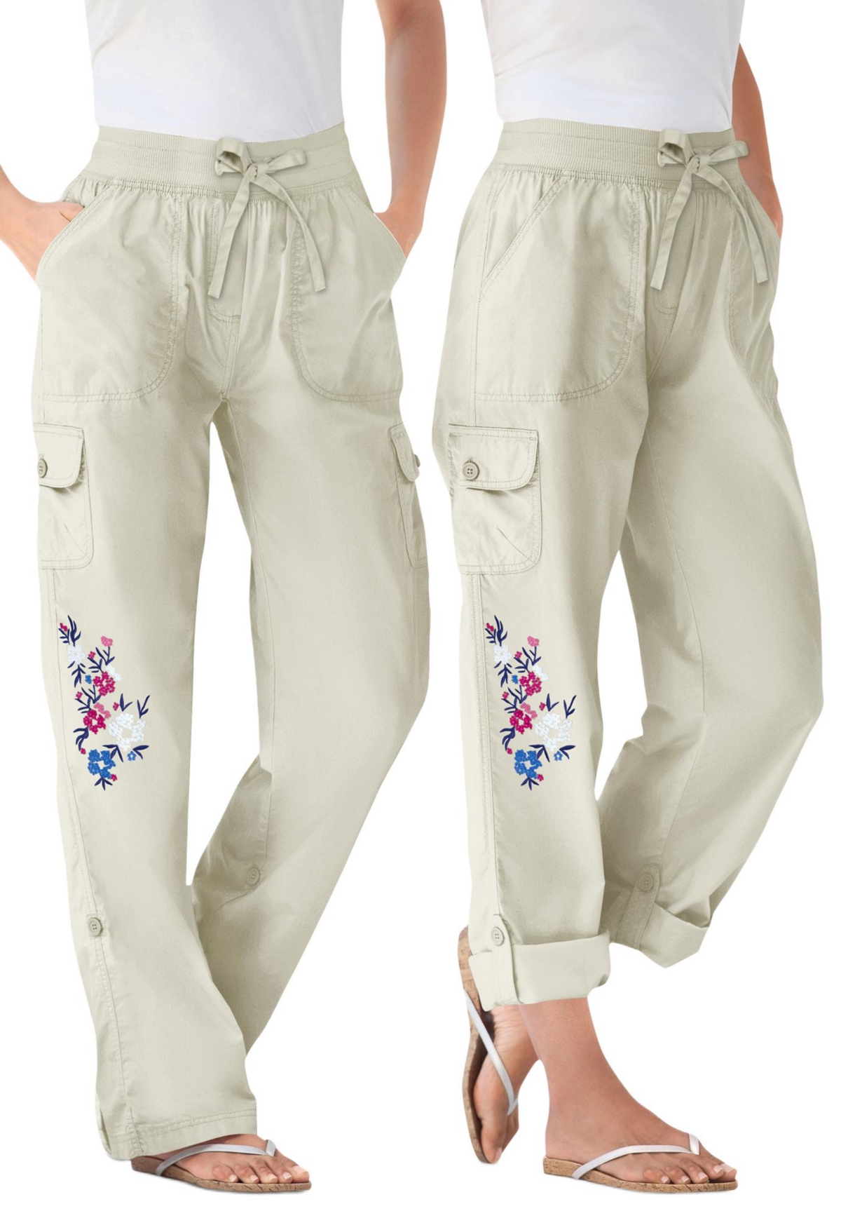 Click here for Woman Within Womens Within Convertible Length Carg... prices
