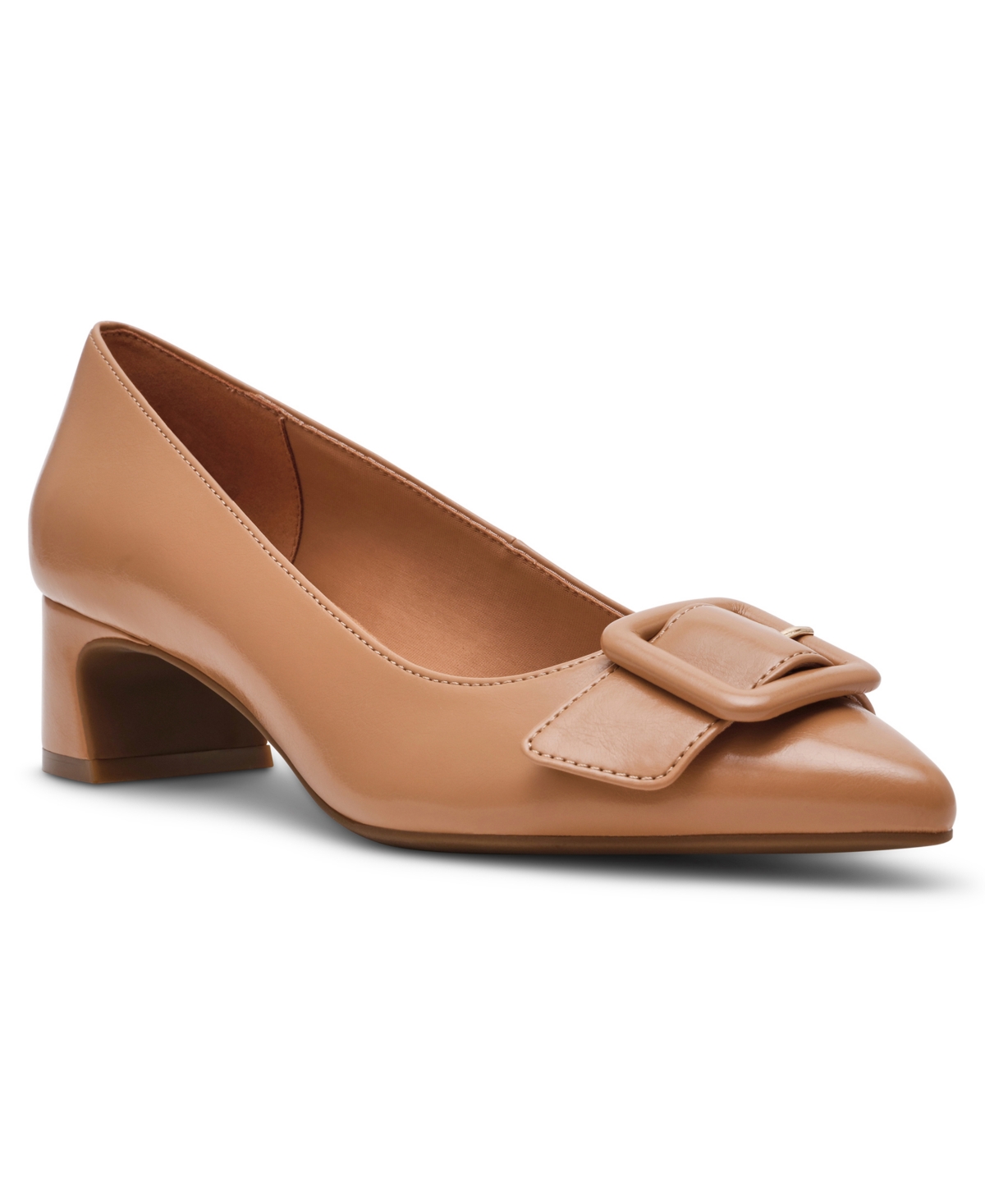 Click here for Anne Klein Womens Senara Pump - Tan Crinkle prices