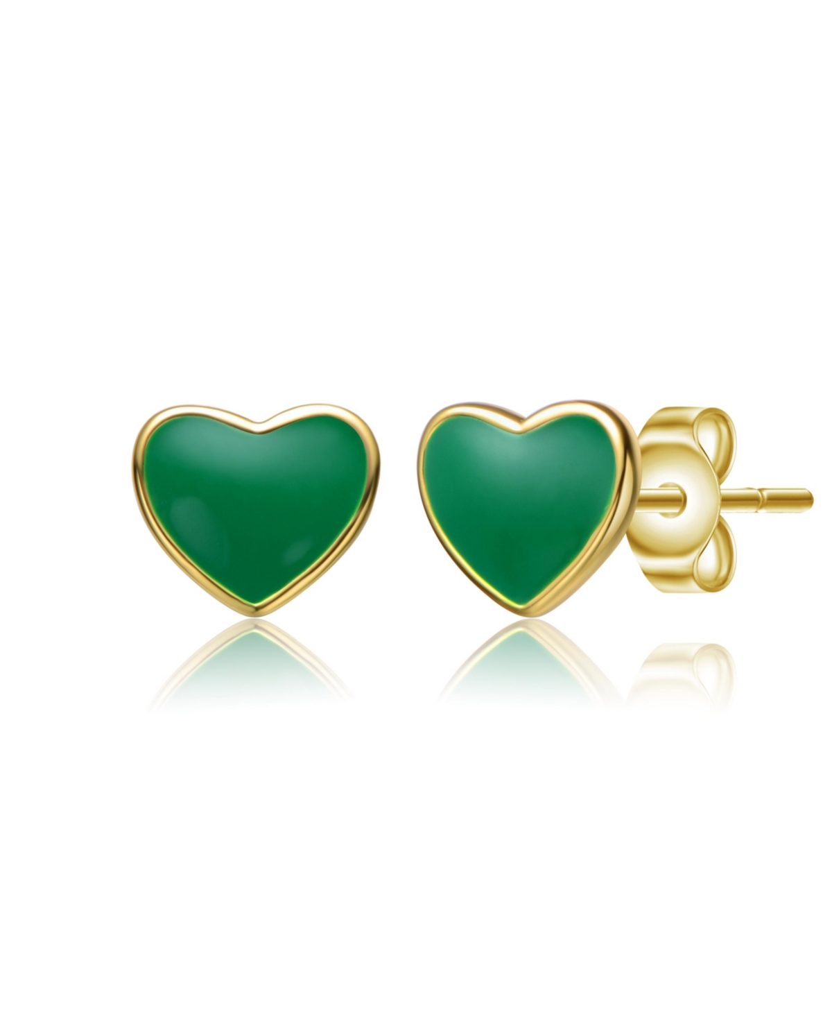 Click here for GiGiGirl Toddler/Kids 14k Gold Plated Green Enamel... prices