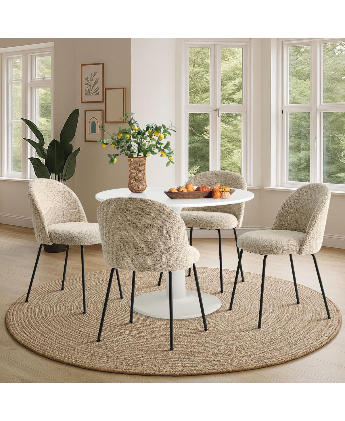 Click here for 5-Piece 35" Round White Pedestal Dining Table... prices
