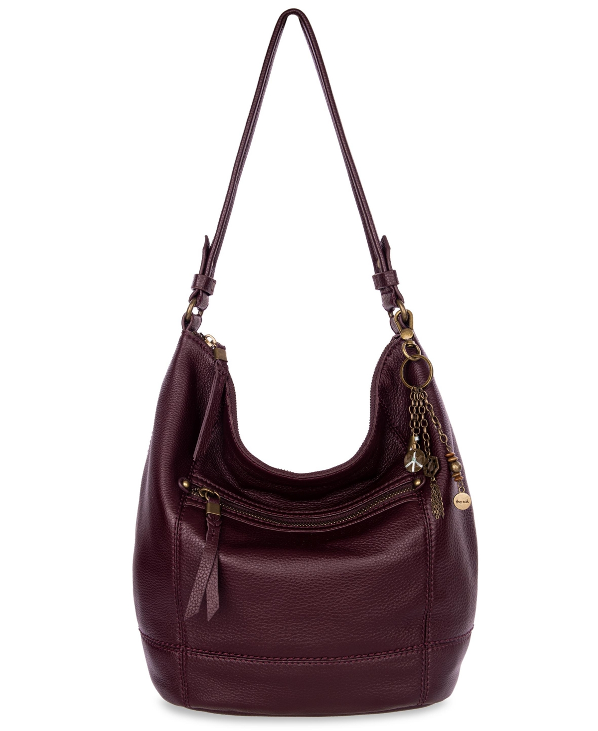 Click here for The Sak Womens Sequoia Leather Medium Hobo Bag - B... prices