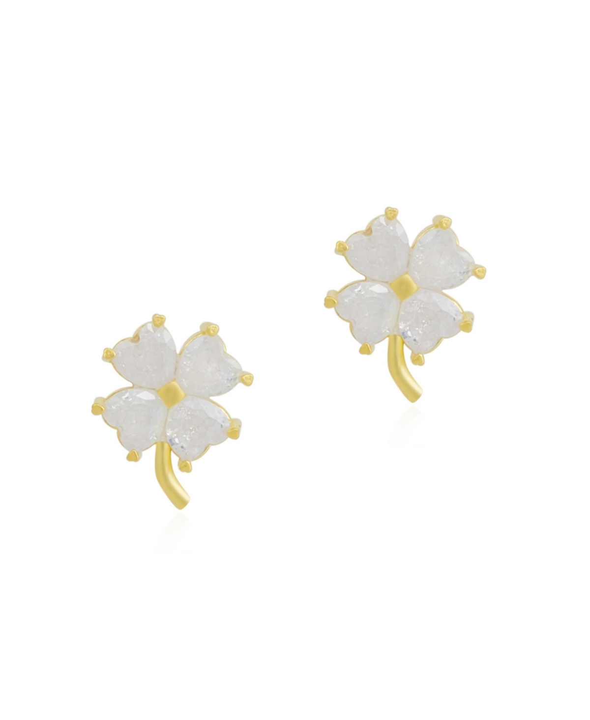Click here for Spero London Four Leaf Clover Sterling Silver Stud... prices