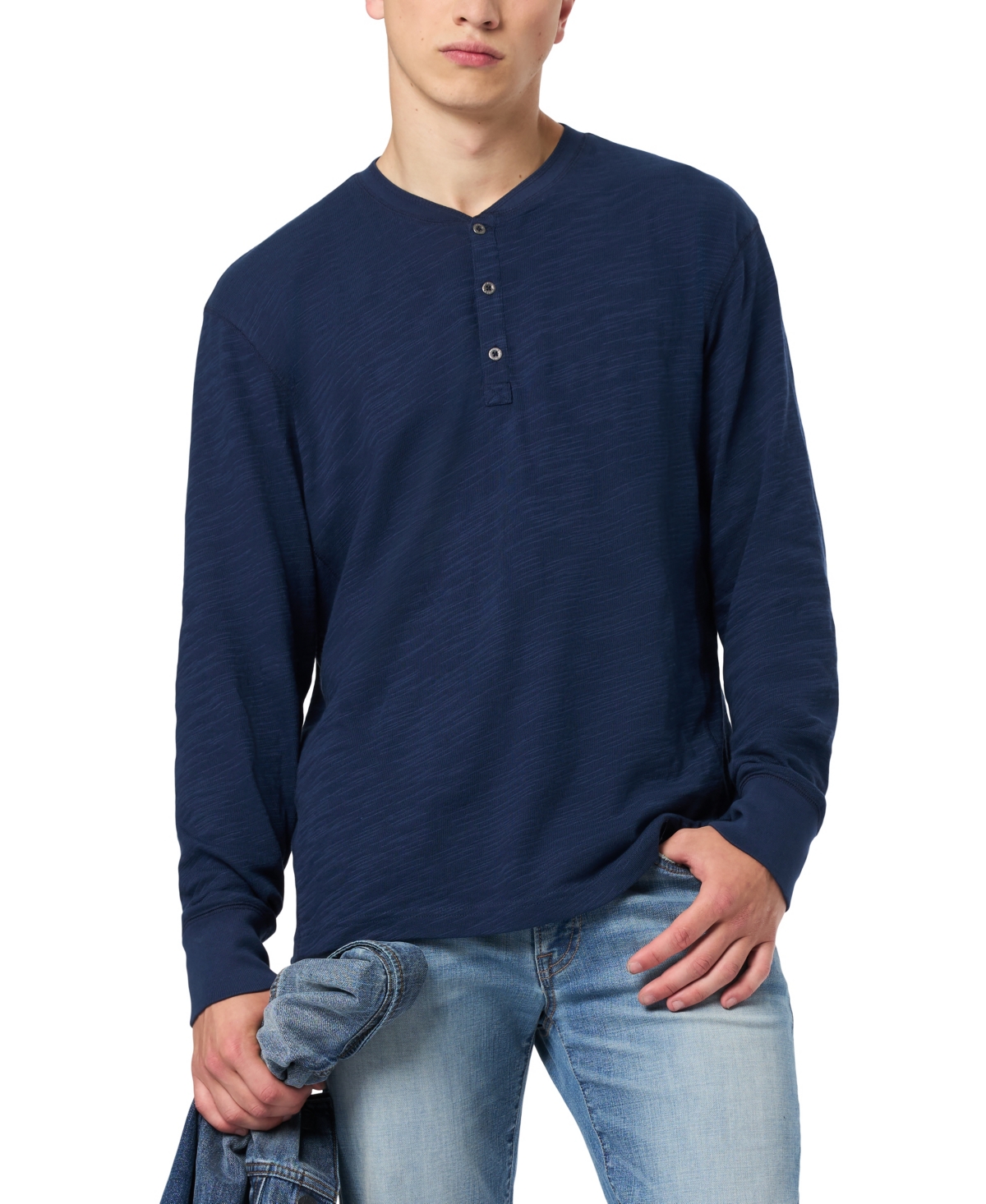 Click here for Buffalo David Bitton Mens Kandid Henley Shirt - Wh... prices