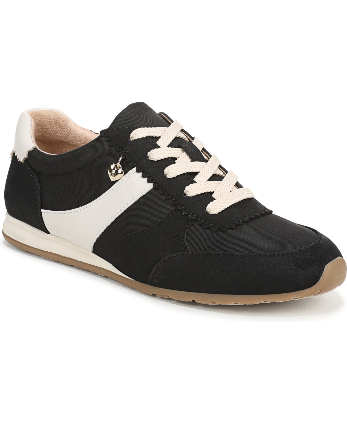 Click here for LifeStride Womens Fearless Lace-up Sneakers - Blac... prices