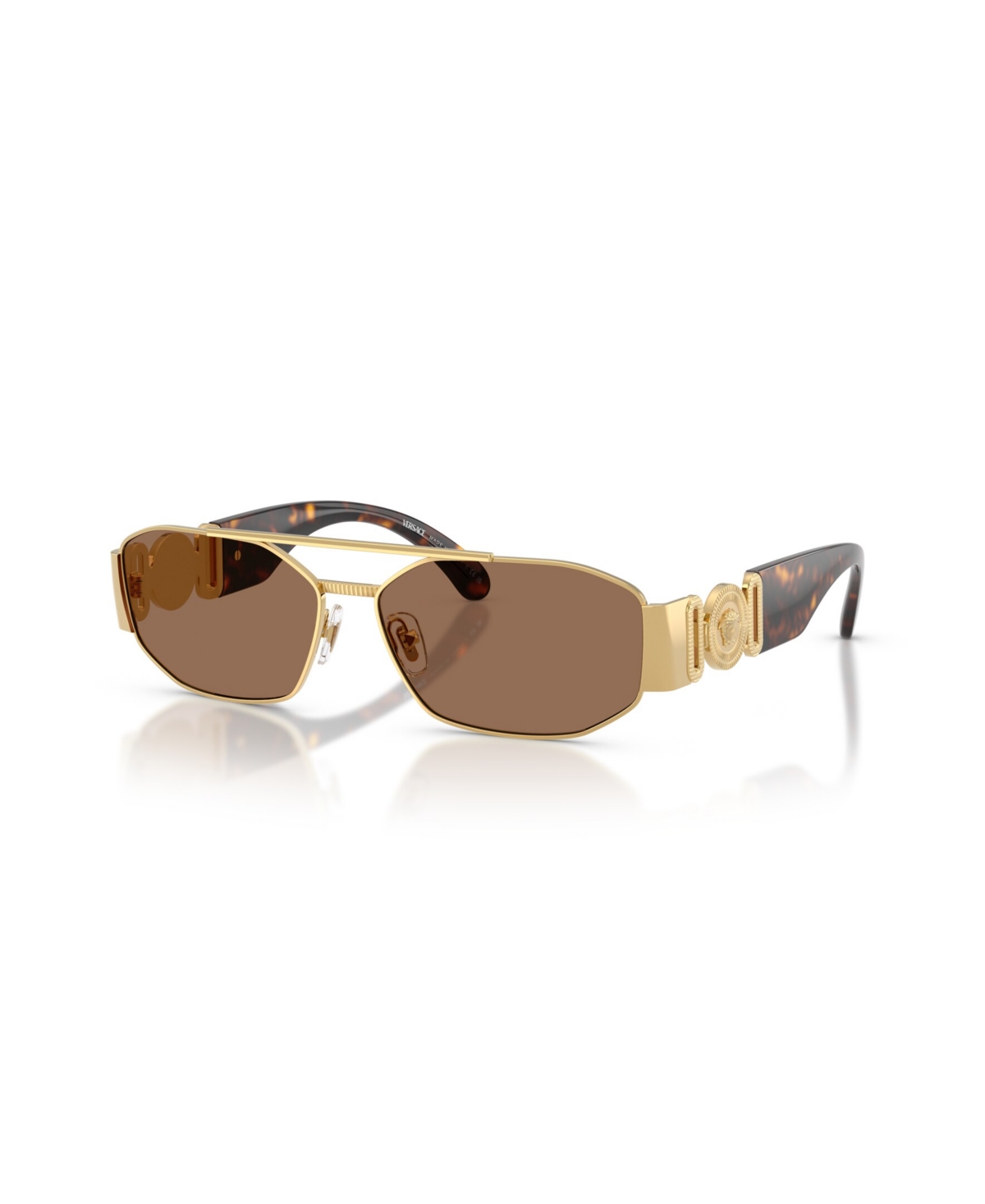 Click here for Versace Mens Geometric Sunglasses  VE2287 - Gold... prices