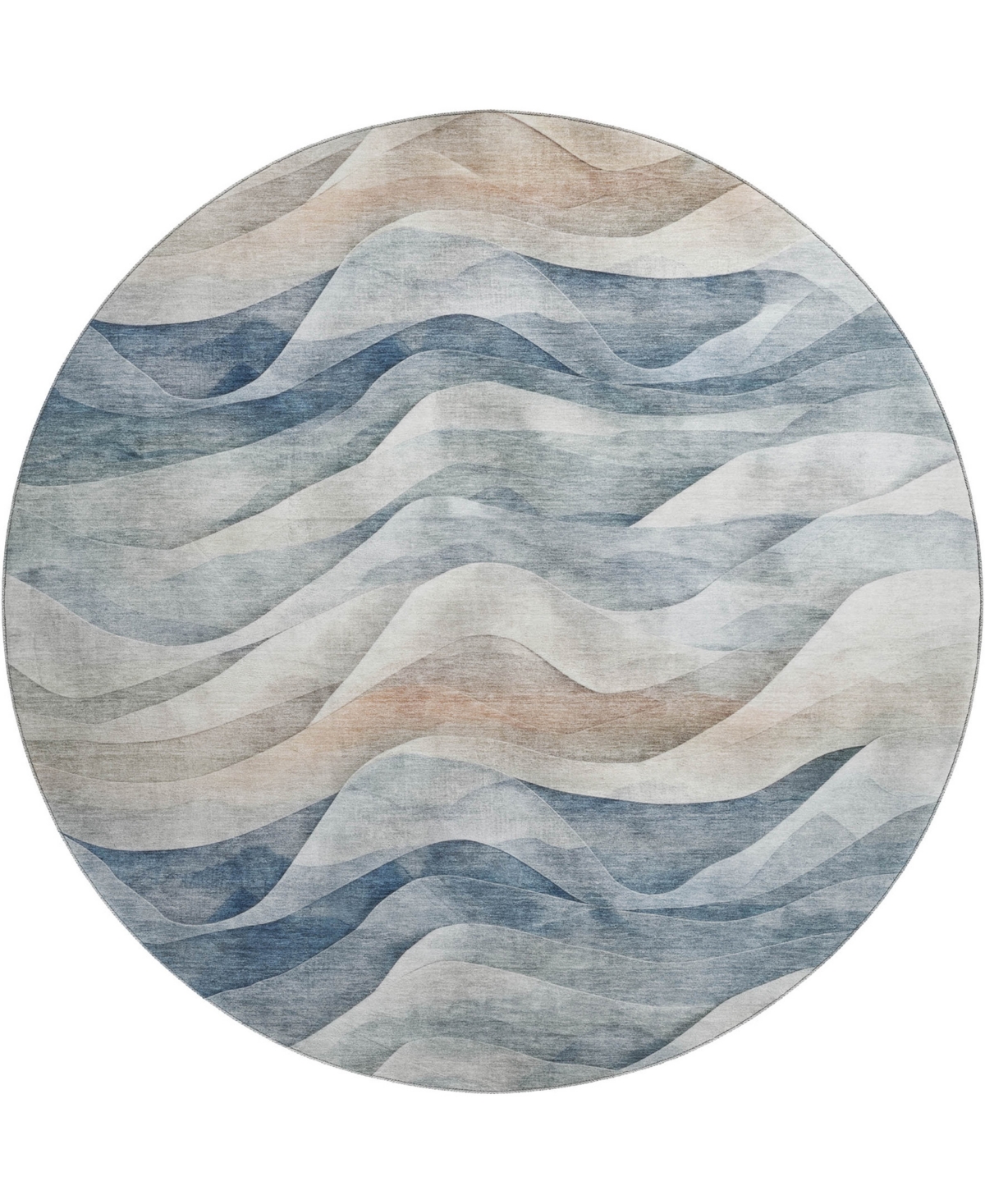 Click here for Dalyn Pacifica PA3 8x8 Round Area Rug - Blue prices