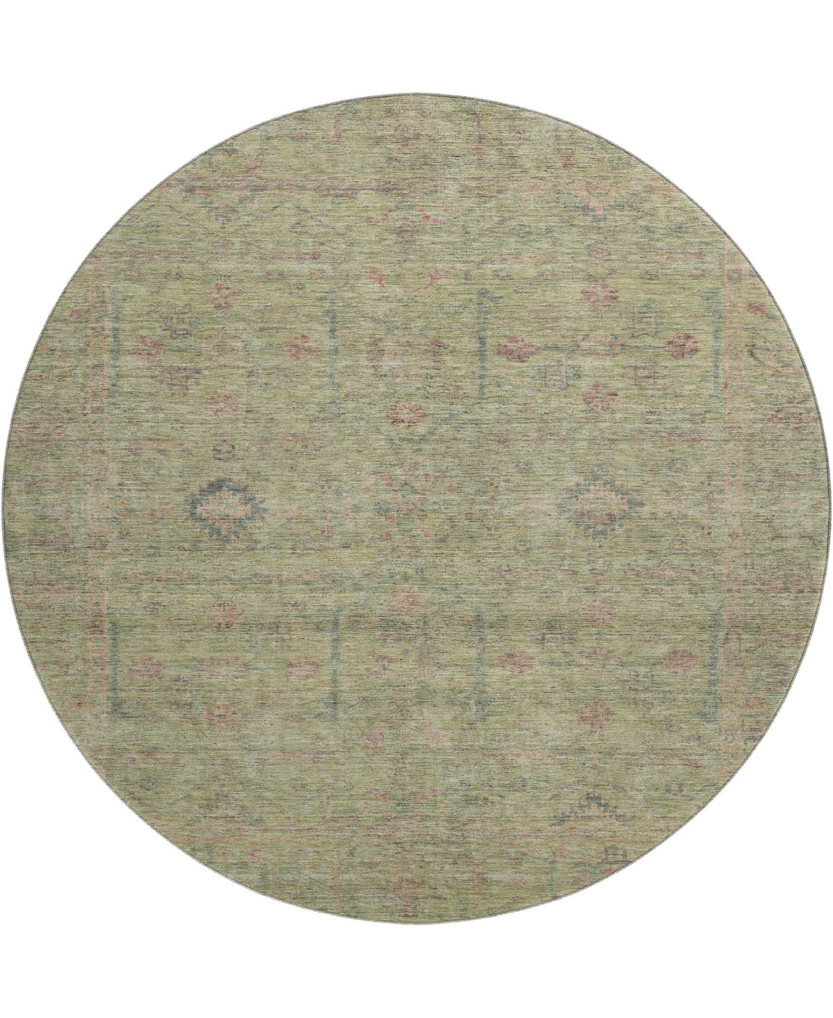 Click here for Dalyn Ravenna RN5 8x8 Round Area Rug - Moss prices