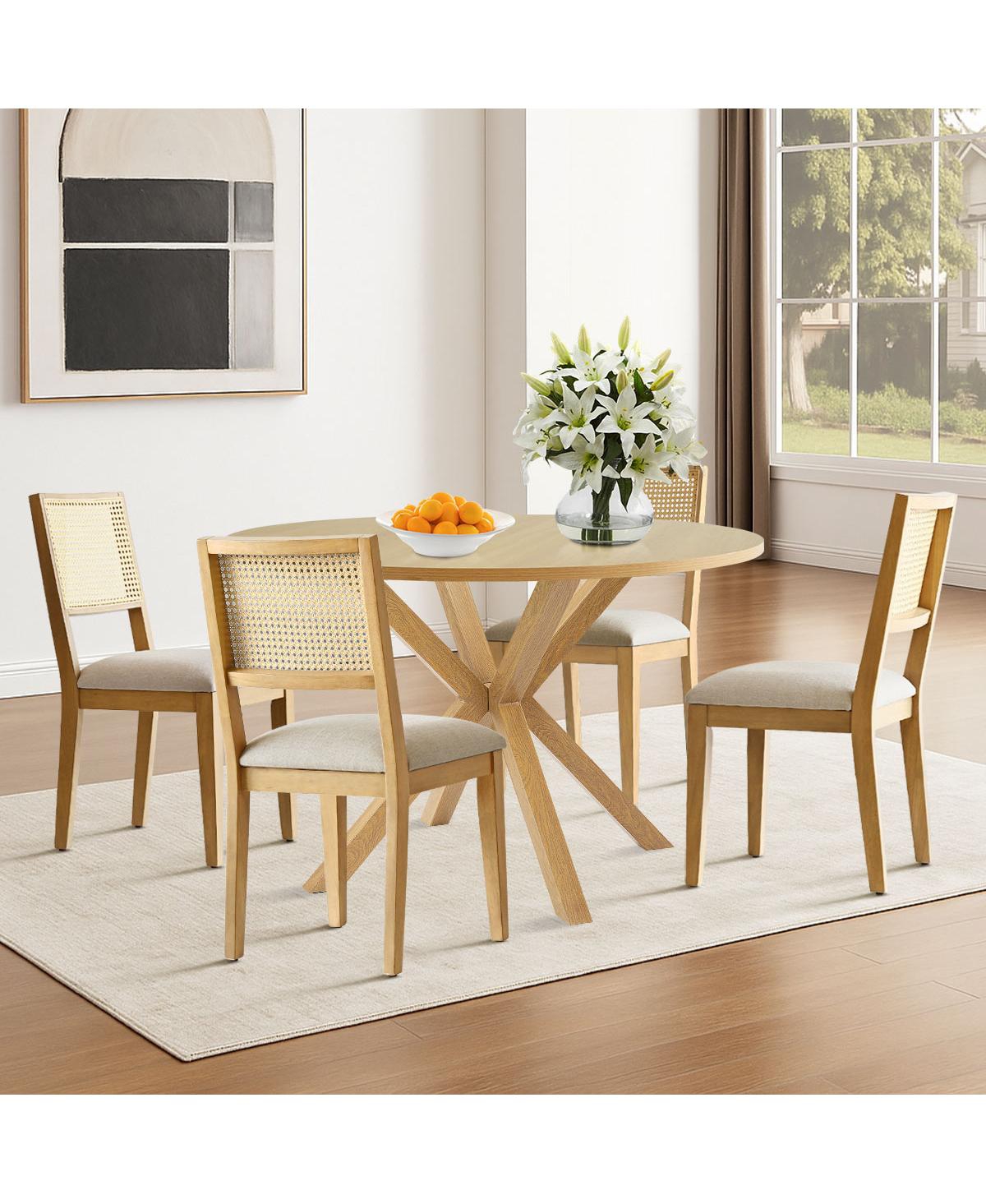 Click here for Maison Boucle 5-Piece Round Dining Set for Small K... prices