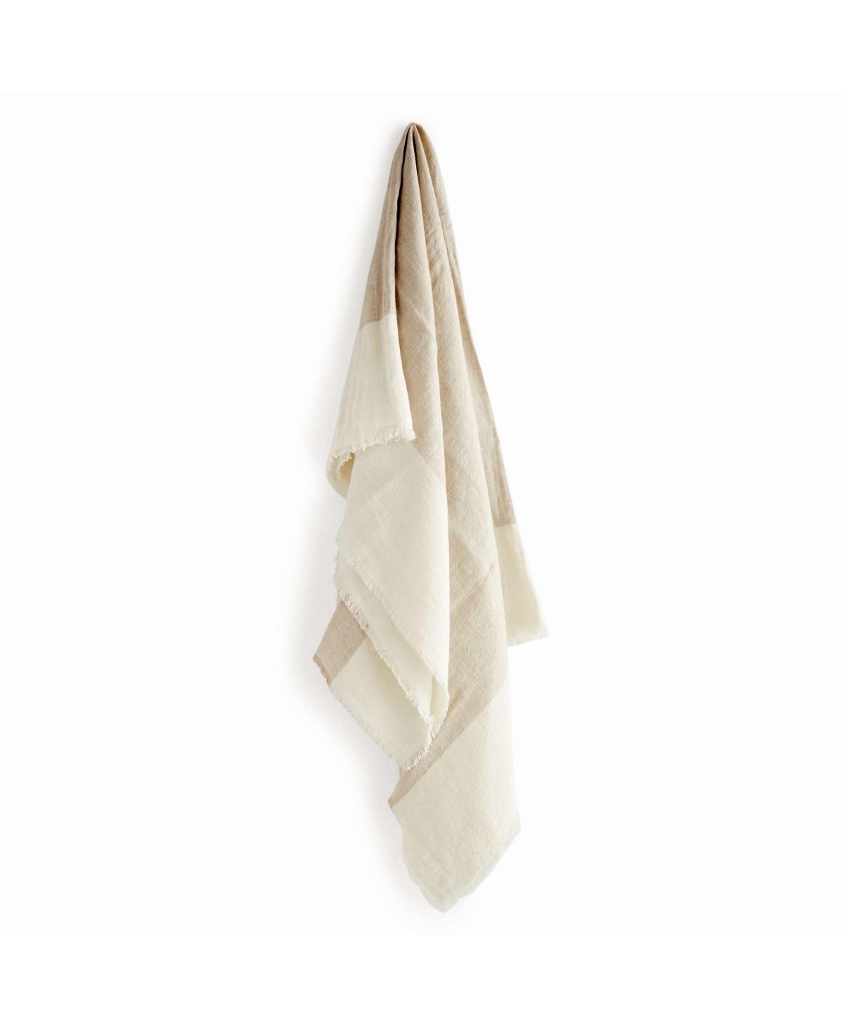 Click here for Anika European Linen Throw - Beige/khaki prices