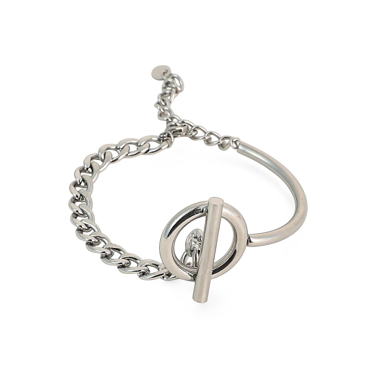 Click here for Womens The Interlock-Bar Chain Bracelet - Metallic... prices