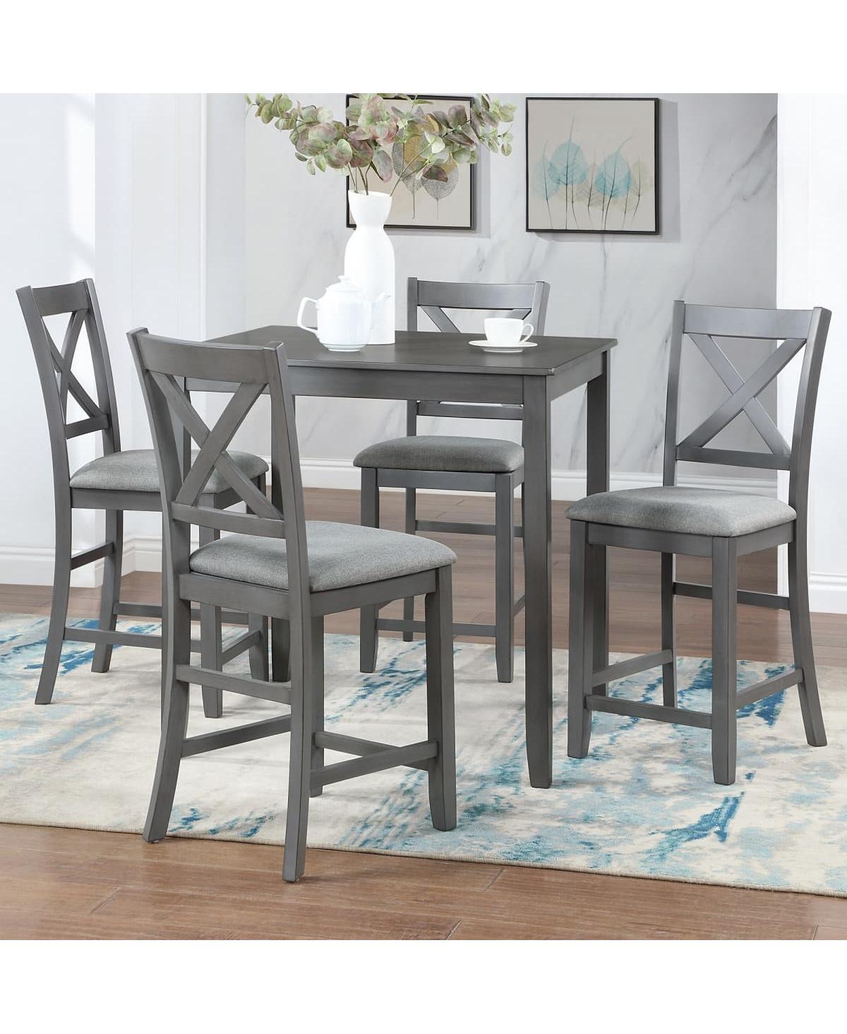 Click here for Maison Boucle 5-Piece Counter Height Dining Set  S... prices
