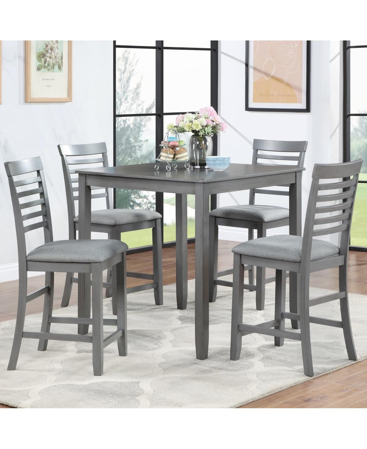 Click here for Maison Boucle 5-Piece Counter Height Dining Set  S... prices