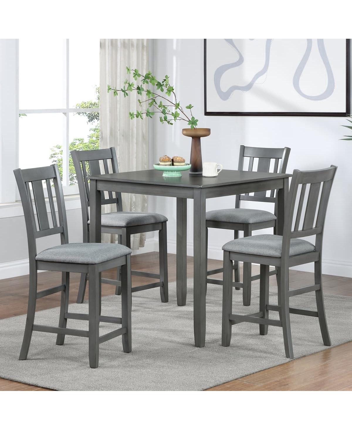Click here for Maison Boucle 5-Piece Counter Height Dining Set  S... prices