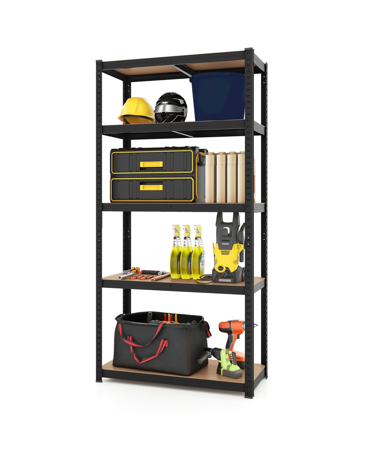 Click here for Sugift 5-Tier Heavy Duty Metal Shelving Unit with... prices