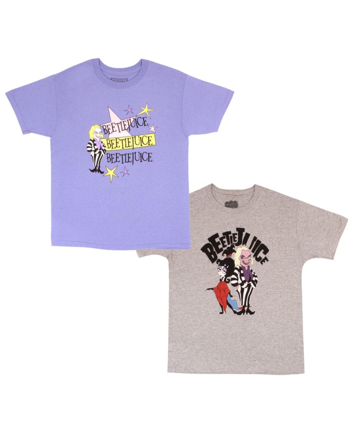 Click here for Beetlejuice Girls 2-Piece Graphic T-Shirt Set - Gr... prices