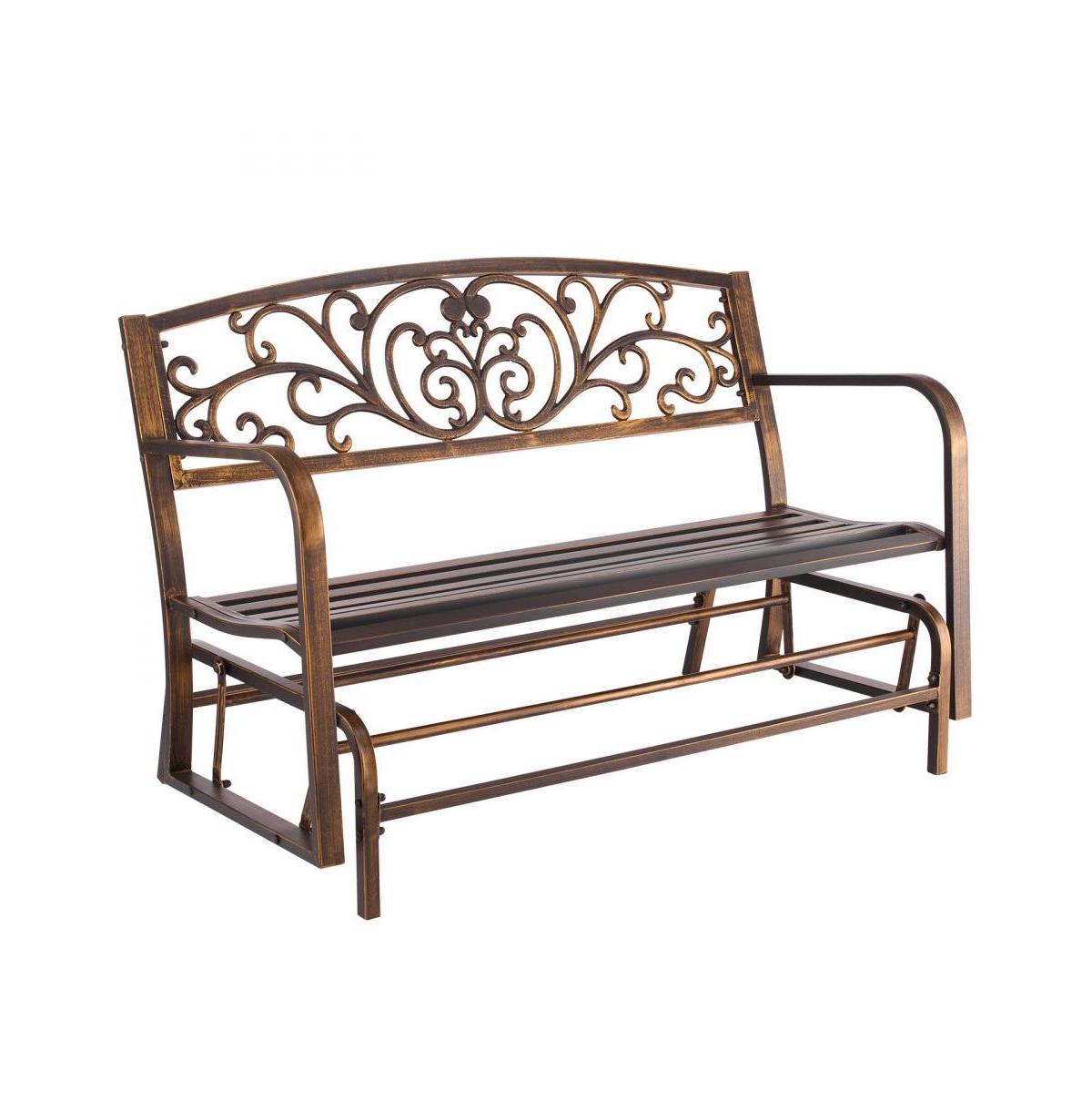 Click here for Slickblue Patio Glider Bench 50" with Metal F... prices