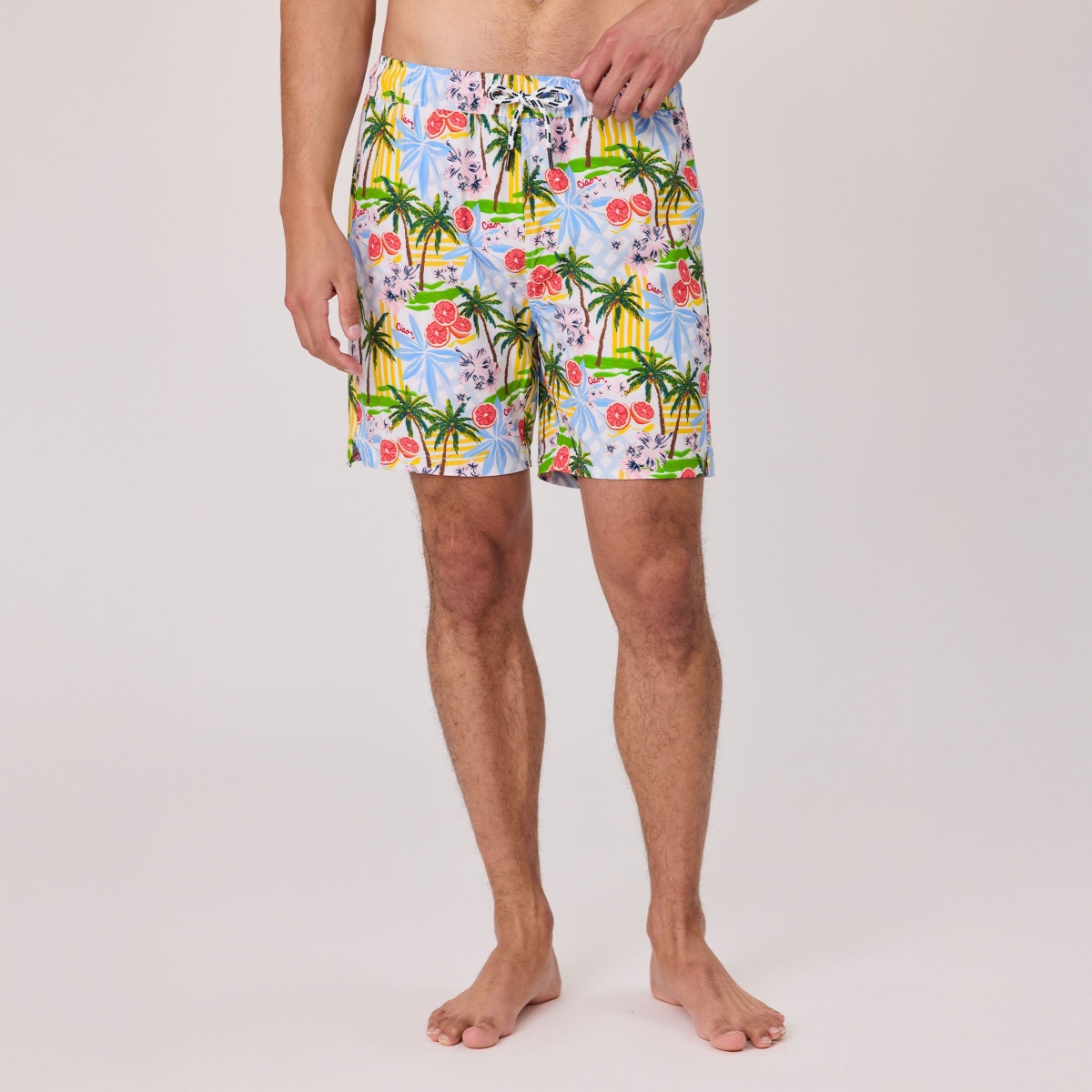 Click here for Snapper Rock Mens Ciao Paradiso Swim Short - Blue prices