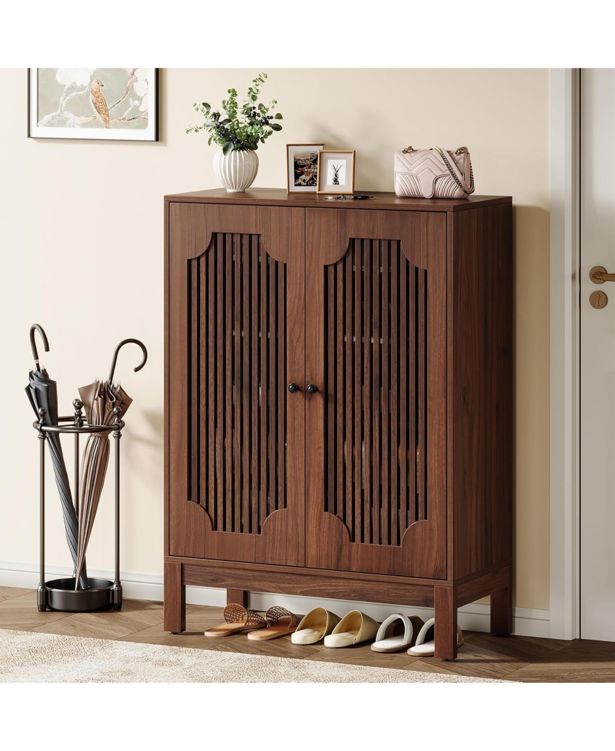 Click here for Tribesigns Shoe Cabinet with Doors  5-Tier Shoe St... prices