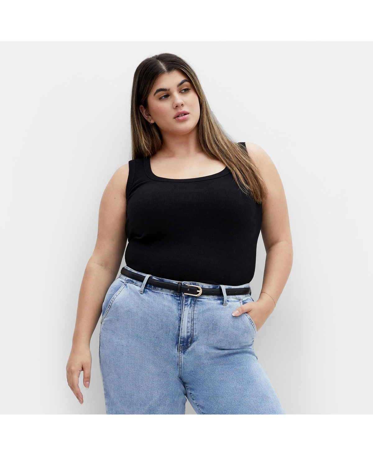 Click here for City Chic Womens Lara Tank - Black prices