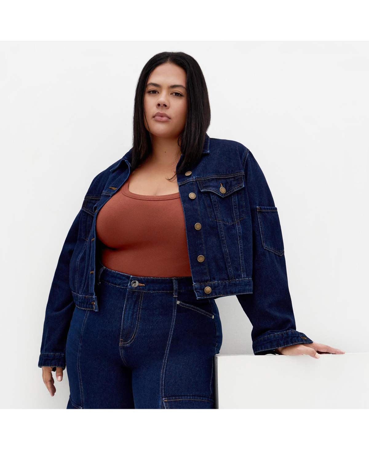 Click here for City Chic Womens Lara Tank - Ginger prices