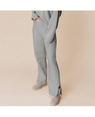 Ocio Women's Organic Cotton Teddy Flare Pant - Macy's