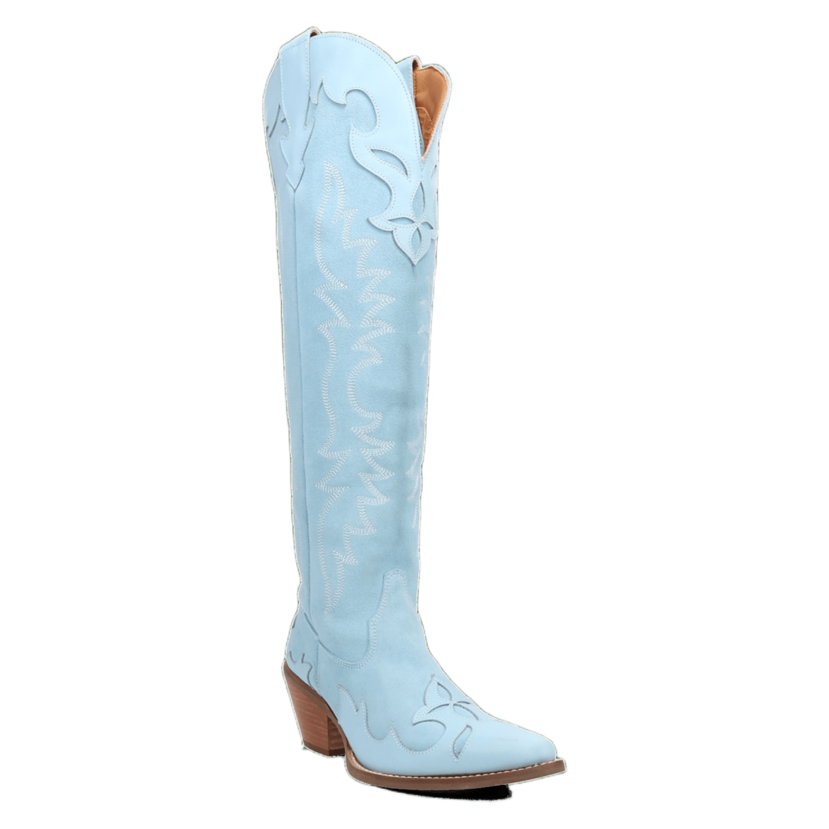 Click here for Dingo Womens Drama Queen Suede Boot - Blue prices