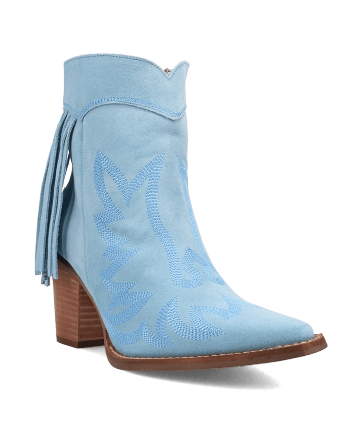 Click here for Dingo Womens Wild Sage Leather Bootie - Blue prices