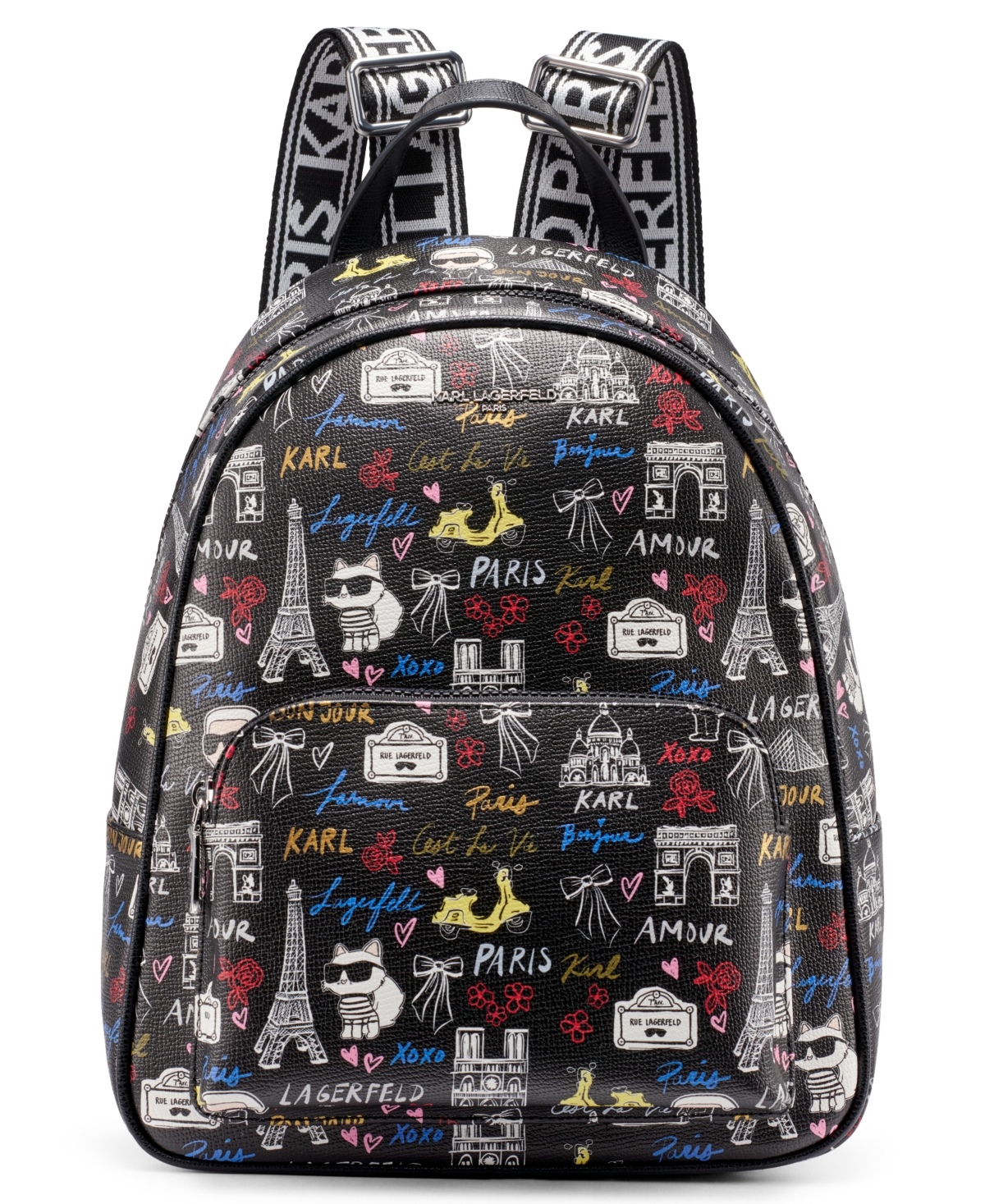 Click here for Karl Lagerfeld Paris Khloe Mini Backpack - Black M... prices