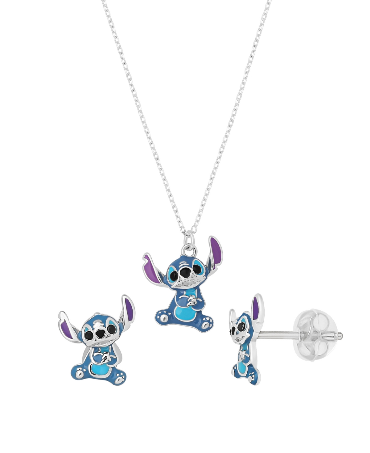 Click here for Disney 2-Piece Stitch Necklace and Earrings Set in... prices